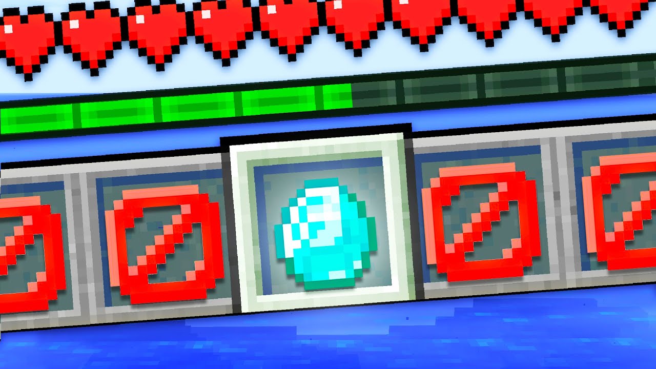 I BEAT Minecraft with 1 INVENTORY Slot - YouTube