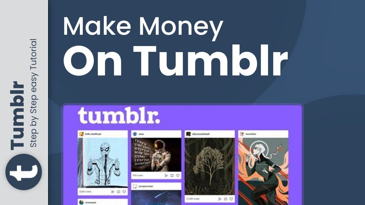 How to make money on Tumblr 2024 (Simple Steps) - YouTube
