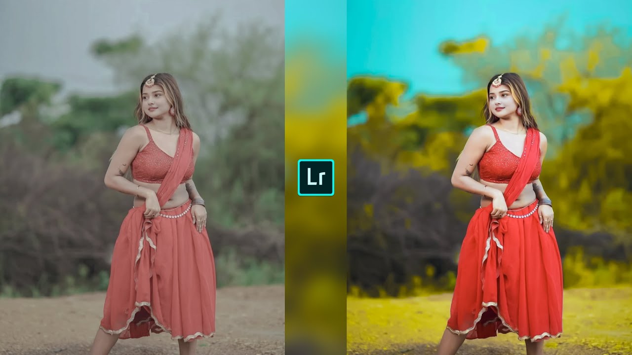 New blue and yellow colour photo editing//preset download free// - YouTube