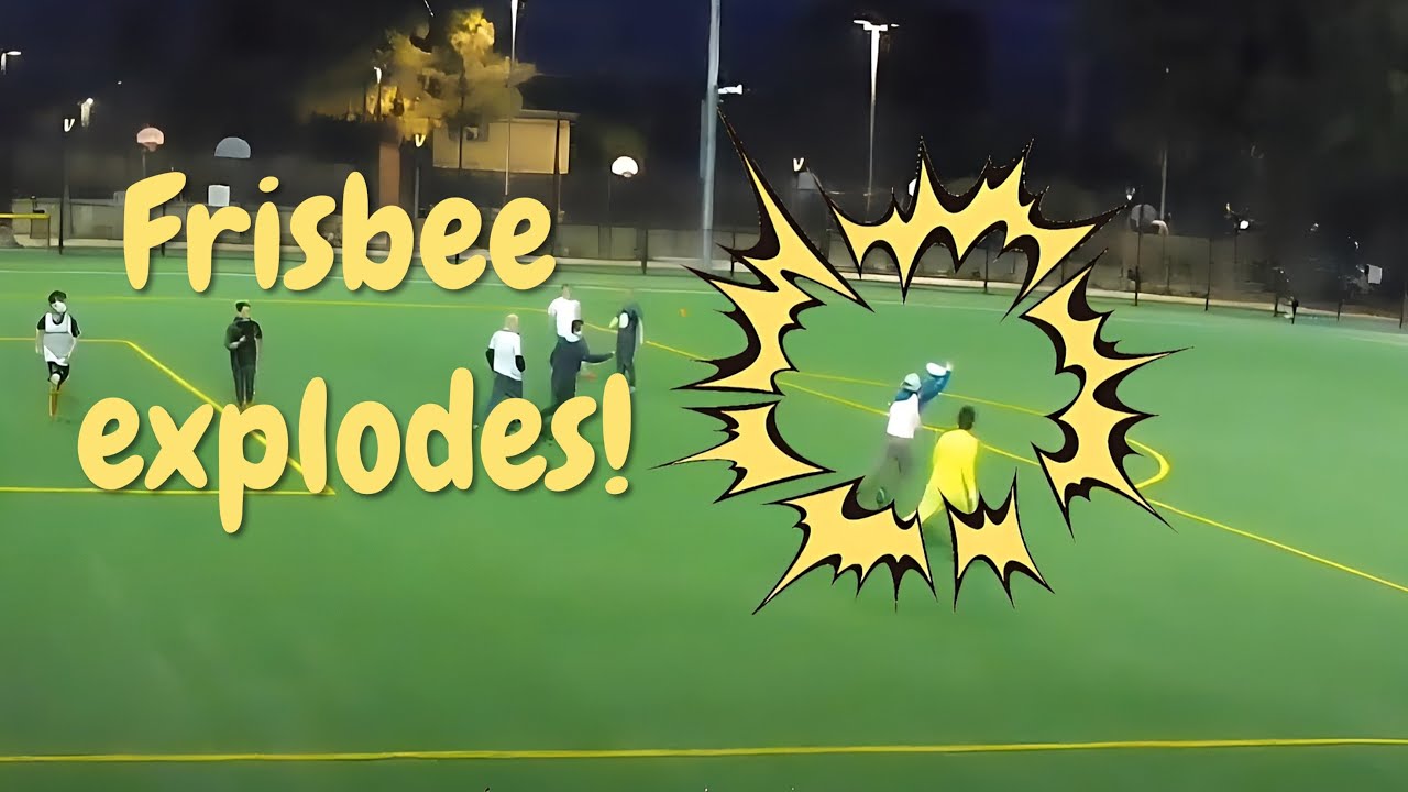 This frisbee exploded -- in the middle of a game! - YouTube