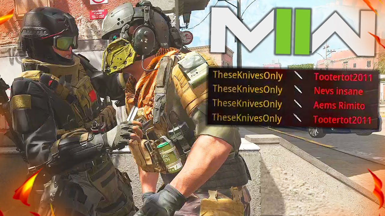 MODERN WARFARE 2 is back and we can FINALLY UNLOCK THROWING KNIVES - YouTube