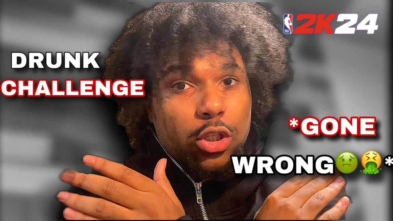 NBA2K24 DRUNK CHALLENGE PT.2 *GONE WRONG🤣💀🤦🏾‍♂️* - YouTube