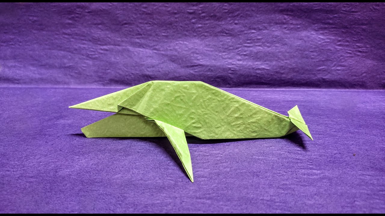 How To Make An Origami Humpback Whale - Origami Humpback Whale ...