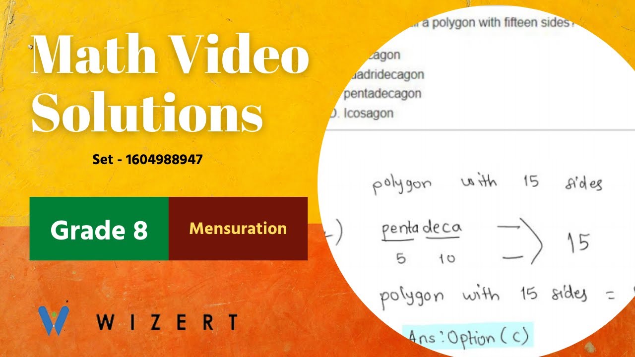 Grade 8 Mathematics Questions with Answers - Math Mensuration questions ...