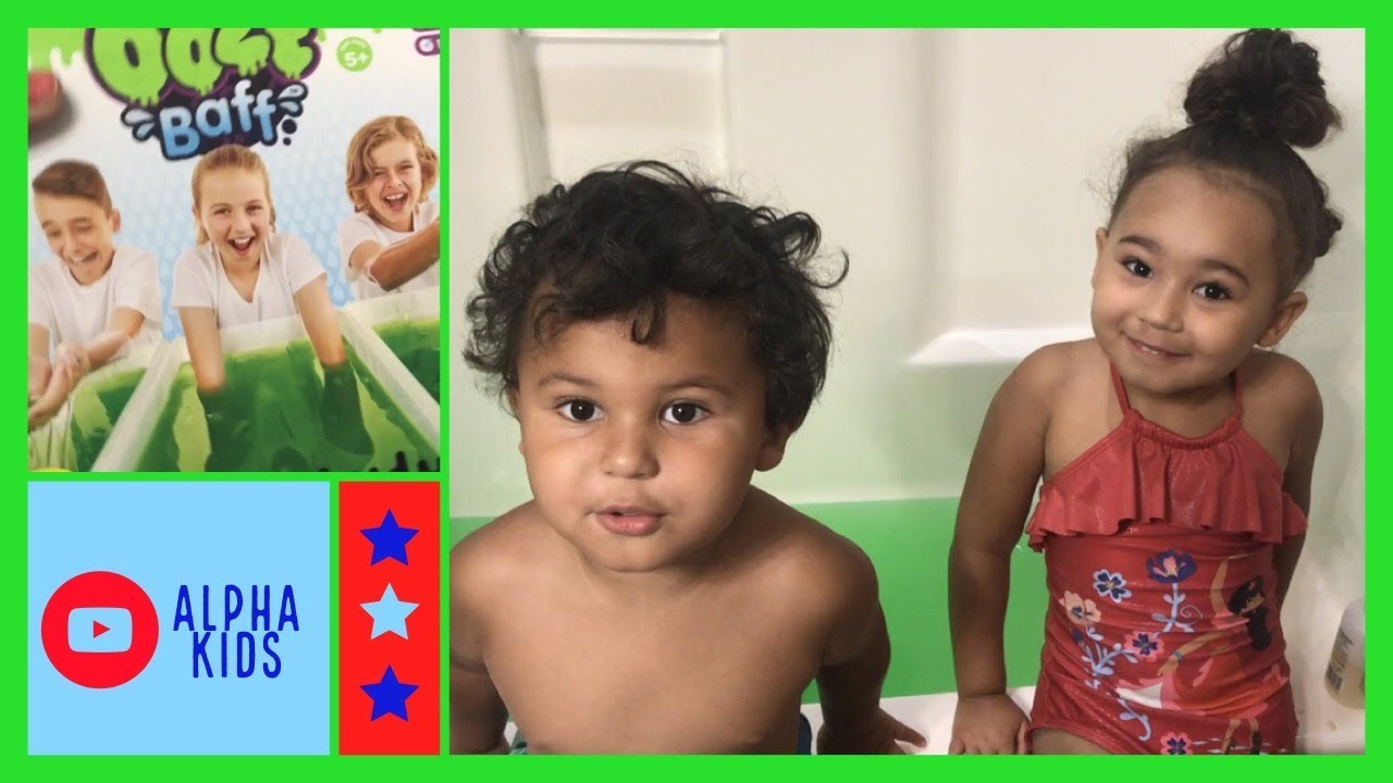 Make slime - Play with slime - Bath time fun - Fun for kids - YouTube