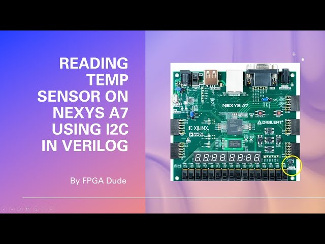 I2C On FPGA Temperature Sensor Nexys A7 Or Basys W/ Pmod, 44% OFF I2C On FPGA Temperature Sensor Nexys A7 Or Basys W/ Pmod, 44% OFF