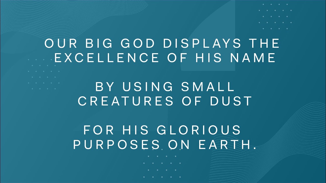 Psalm 8 | How Big is Our God! - YouTube