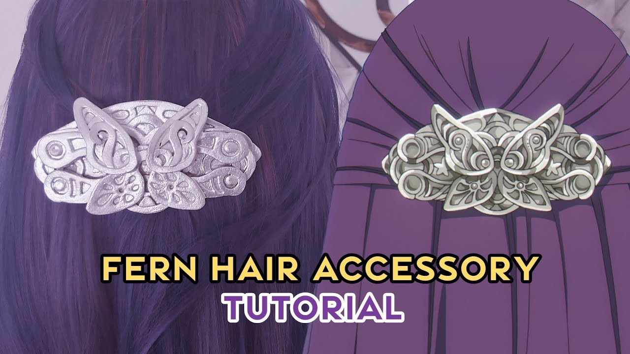Fern Hair Accessory Tutorial | Frieren Cosplay - YouTube