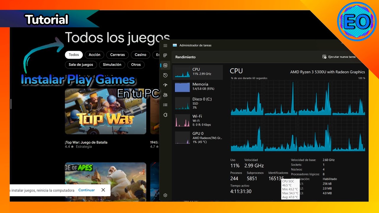 Tutorial sobre cómo instalar Play Games Beta en PC | Tutorial - YouTube