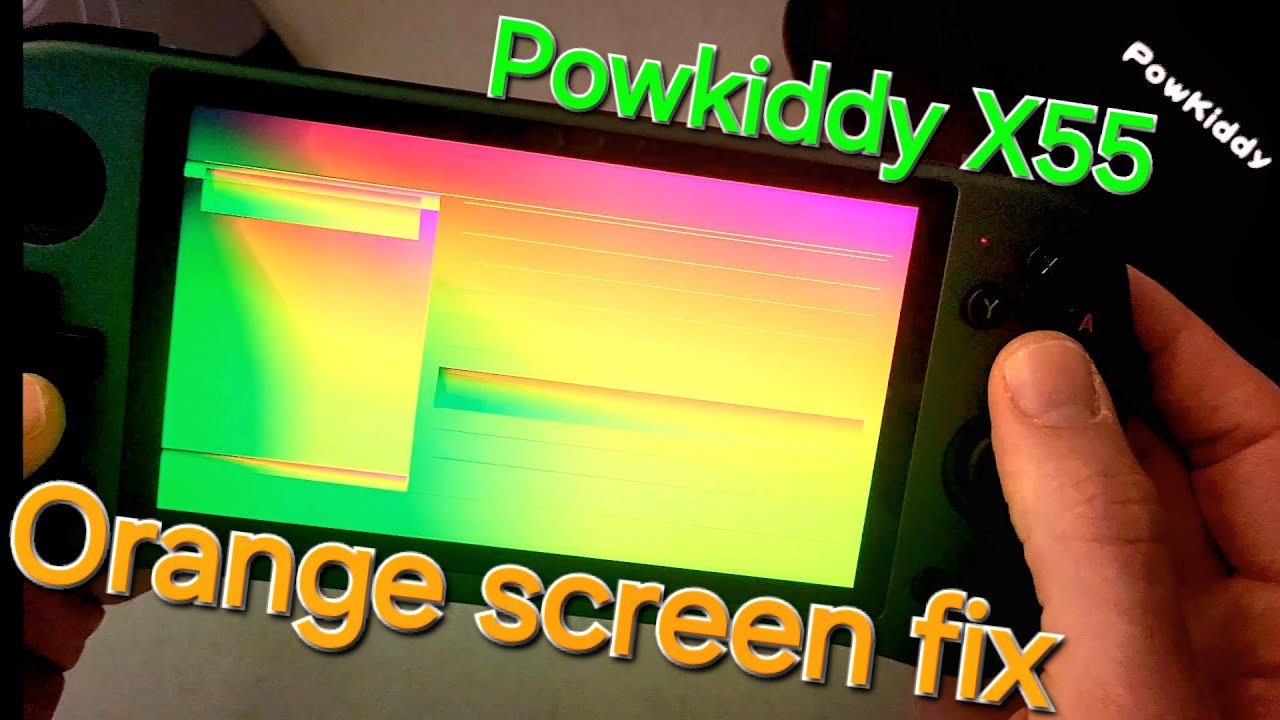 Retroarch orange screen fix: all consoles (Powkiddy X55 and others ...