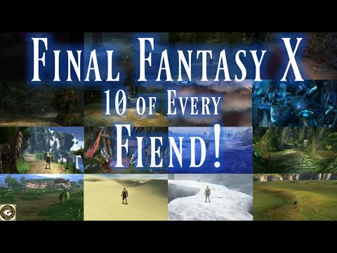 Final Fantasy X - The Quest To Capture Ten of Every Fiend! - YouTube