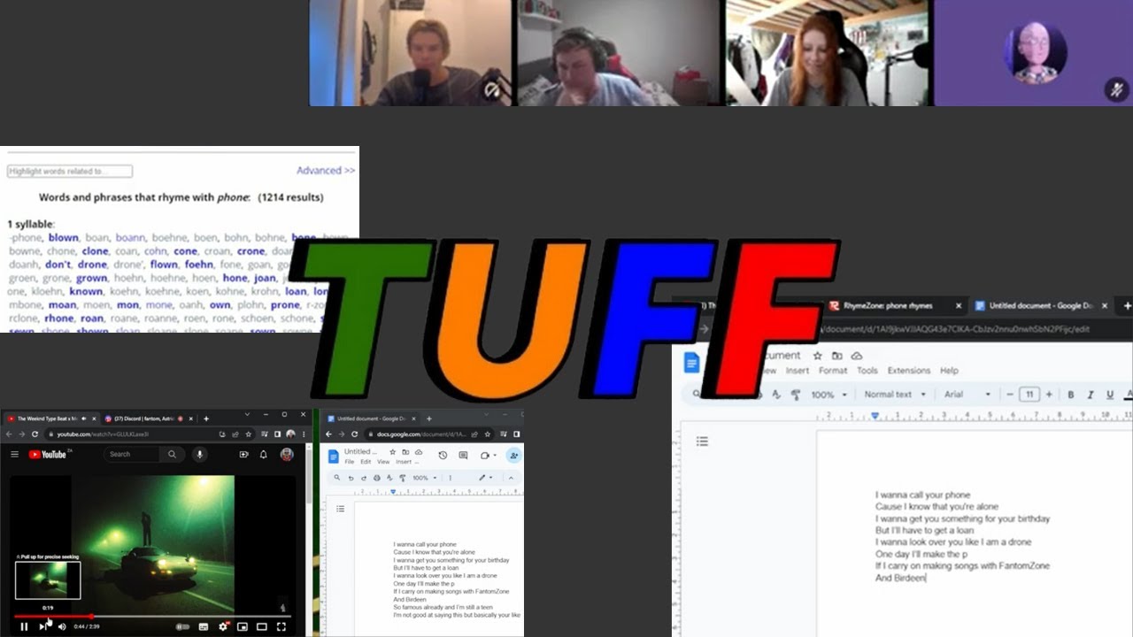 TUFF Makes A Song In 1 Hour! (Goes Better Than Expected) | TUFF Talks 4 ...