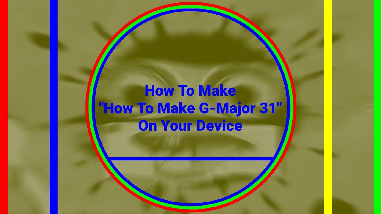 How To Make G Major 31 On Your Device - YouTube