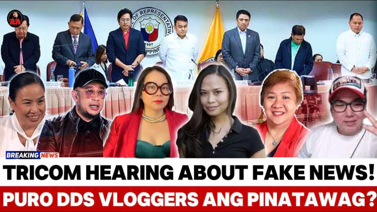LOOK: TRI-COM X DDS VLOGGERS HEARING! ABOUT F@KE NEWS, ANO KAYANG GANAP ...