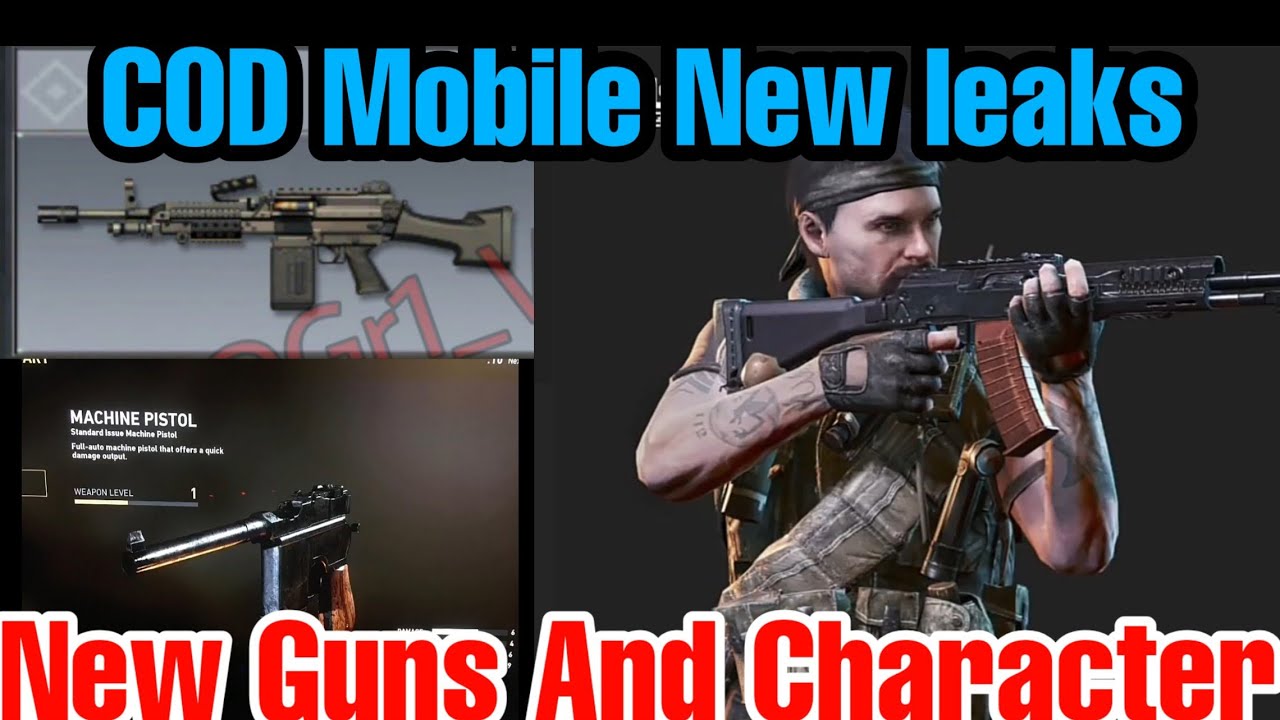 COD Mobile New leaks | new guns | new skins | new characters - YouTube