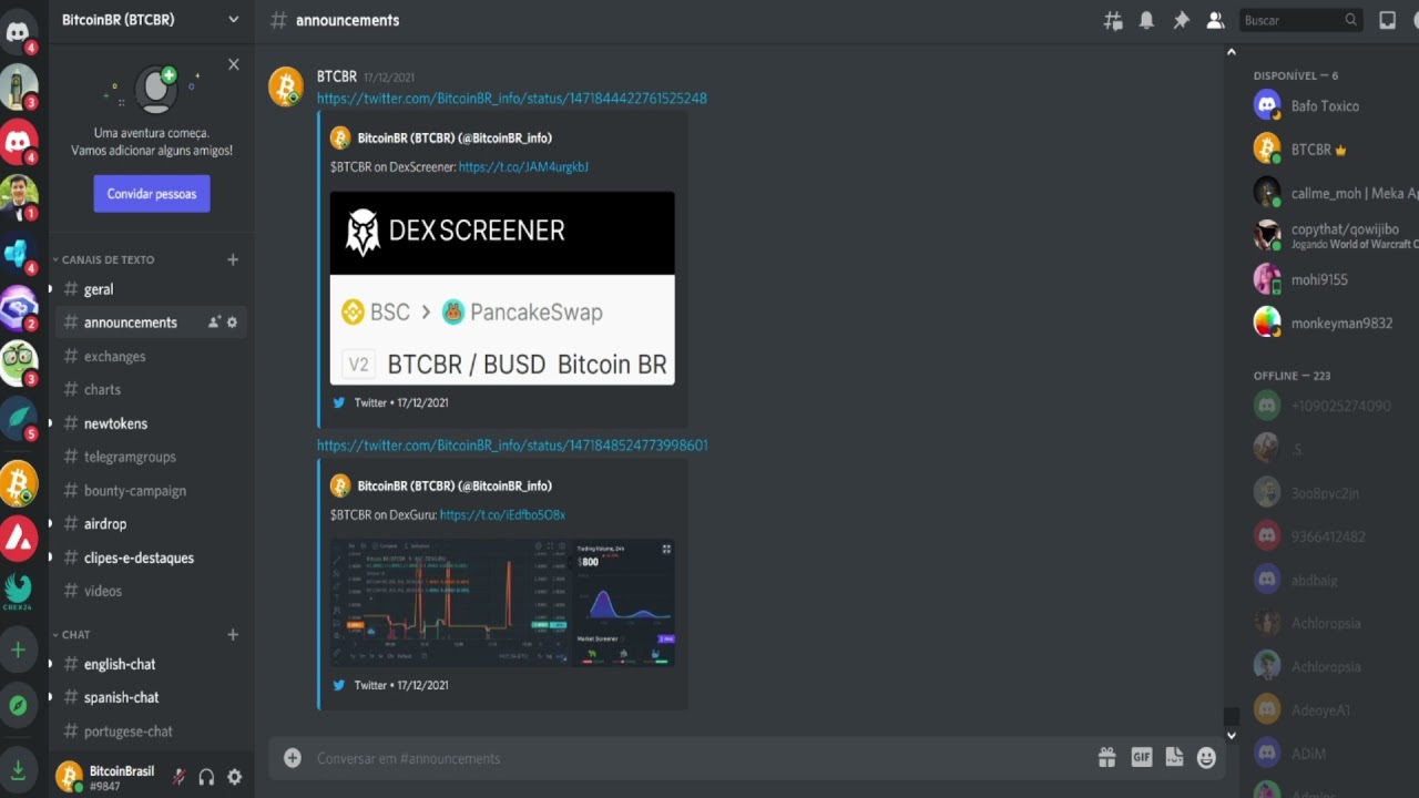 Join the BitcoinBR (BTCBR) Discord Server! - YouTube