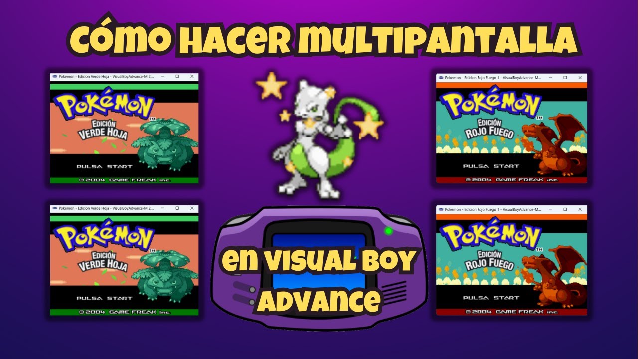 COMO USAR VARIAS PANTALLAS EN VISUAL BOY ADVANCE 🎮 | TUTORIAL PASO A ...