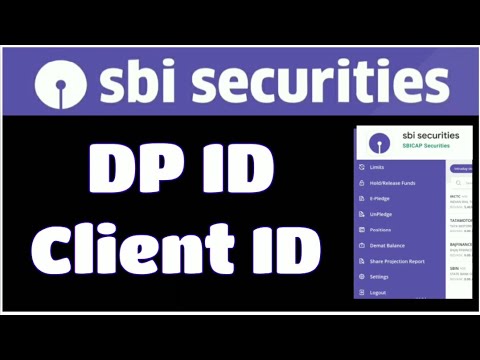 DP ID and Client ID in Sbi securities / DP और Client ID कैसे देखें / BO ...