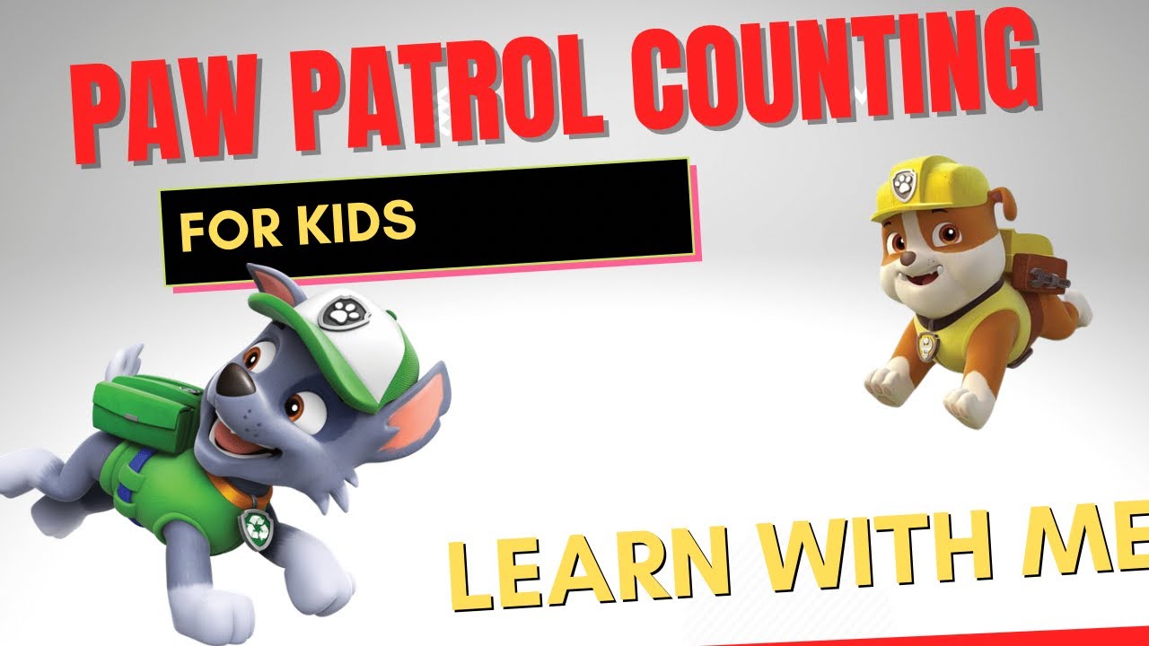 Learn Counting and Colors with Paw Patrol - YouTube