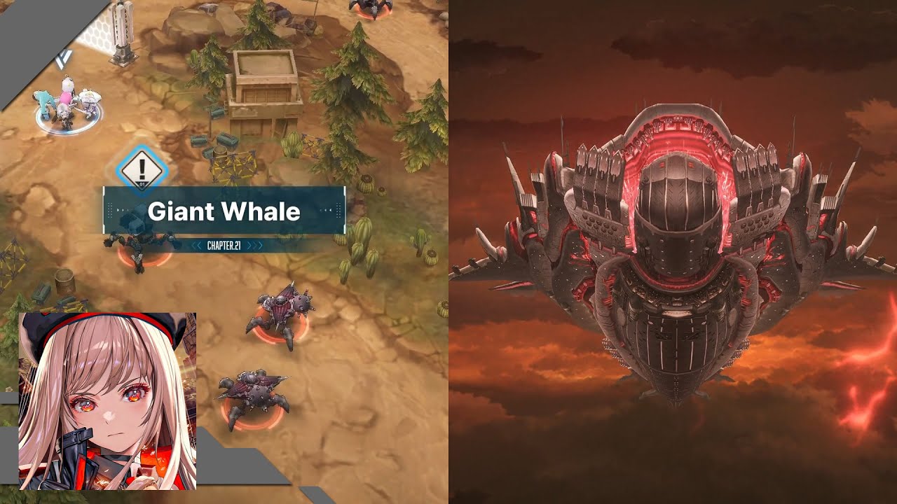 GODDESS OF VICTORY: NIKKE - Chapter 21 [Giant Whale] Gameplay ...