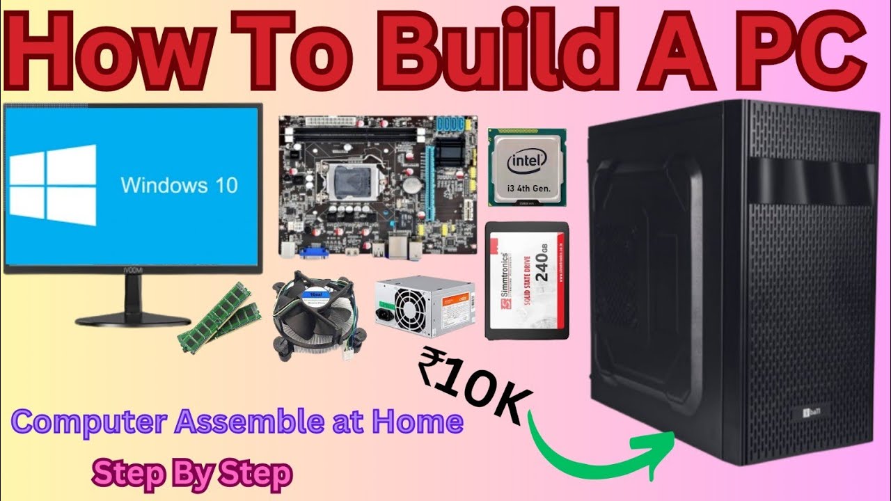 How To Build A Pc In 2024 || Computer Assemble Kaise Kare - YouTube