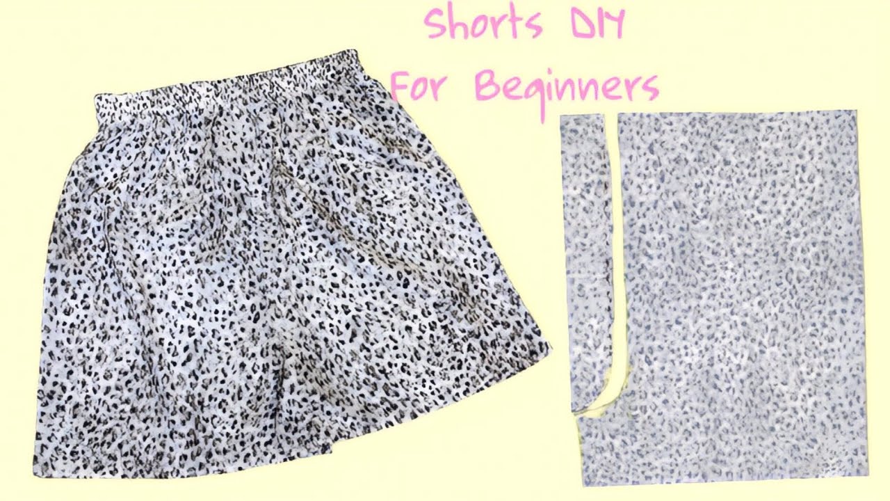 How To Sew A Shorts For Beginners | Shorts Easy DIY | Amazing Shorts ...