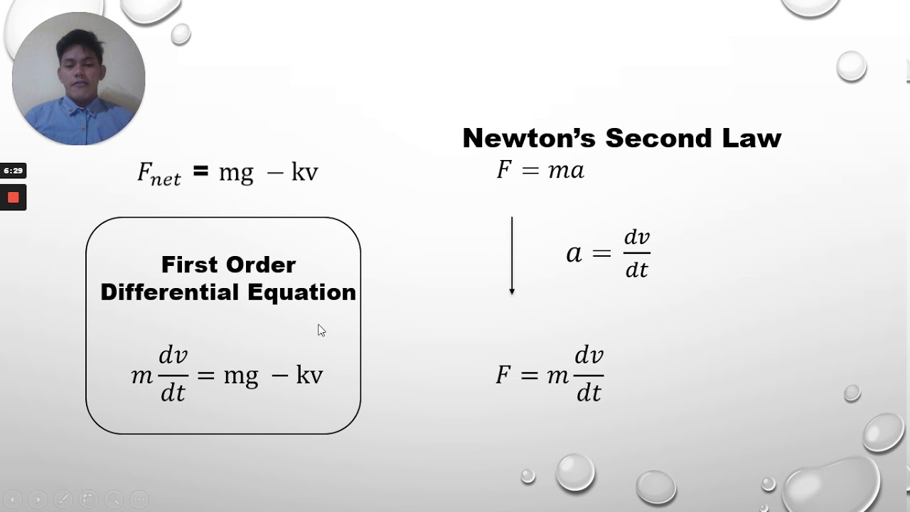 Application Of Differential Equation Falling Bodies And Air Resistance Application Of Differential Equation Falling Bodies And Air Resistance