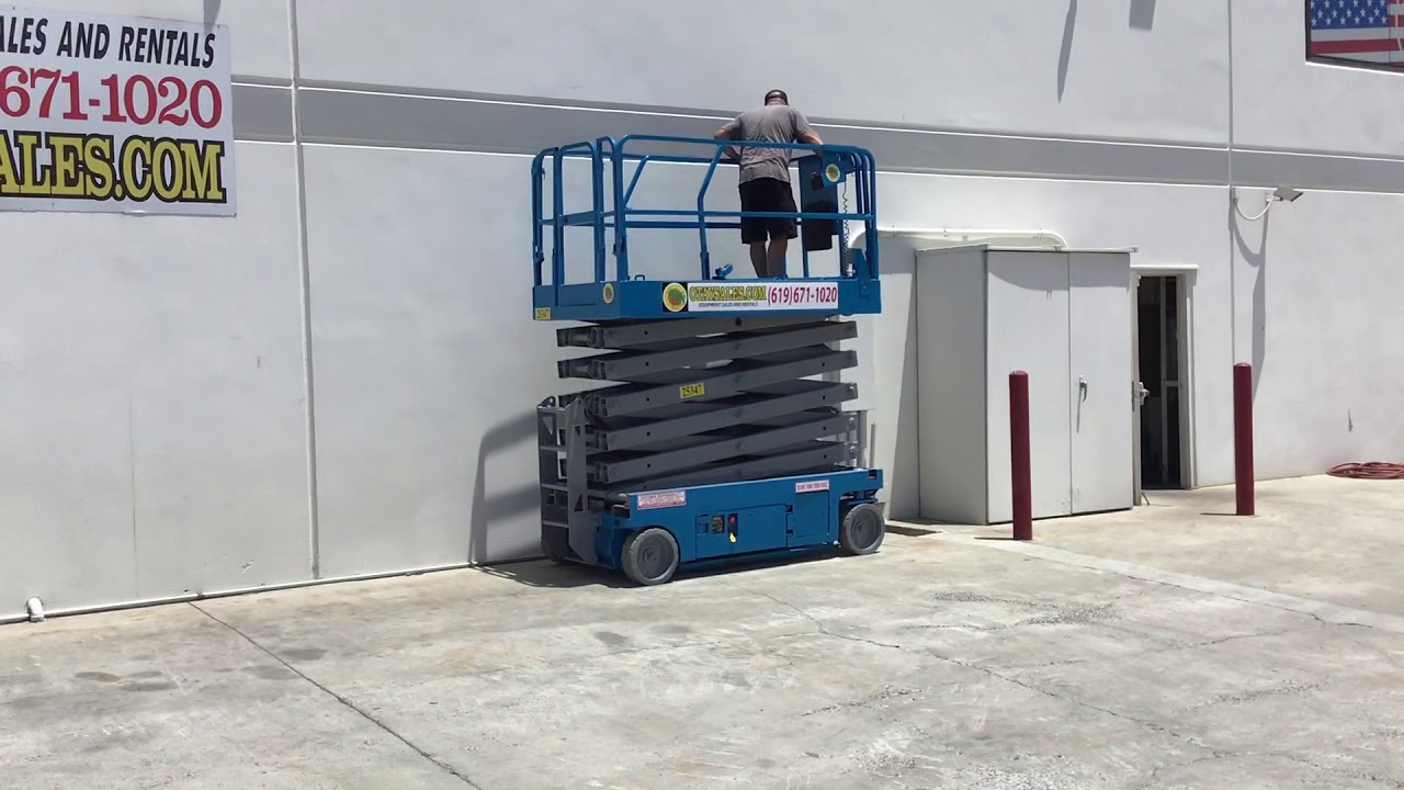 STOCK # 25347 GENIE GS4047 ELECTRIC SCISSORLIFT---OTAY MESA SALES--619 ...