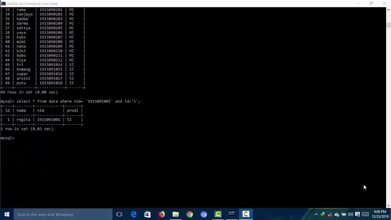 Membuat Database dengan MySQL - YouTube