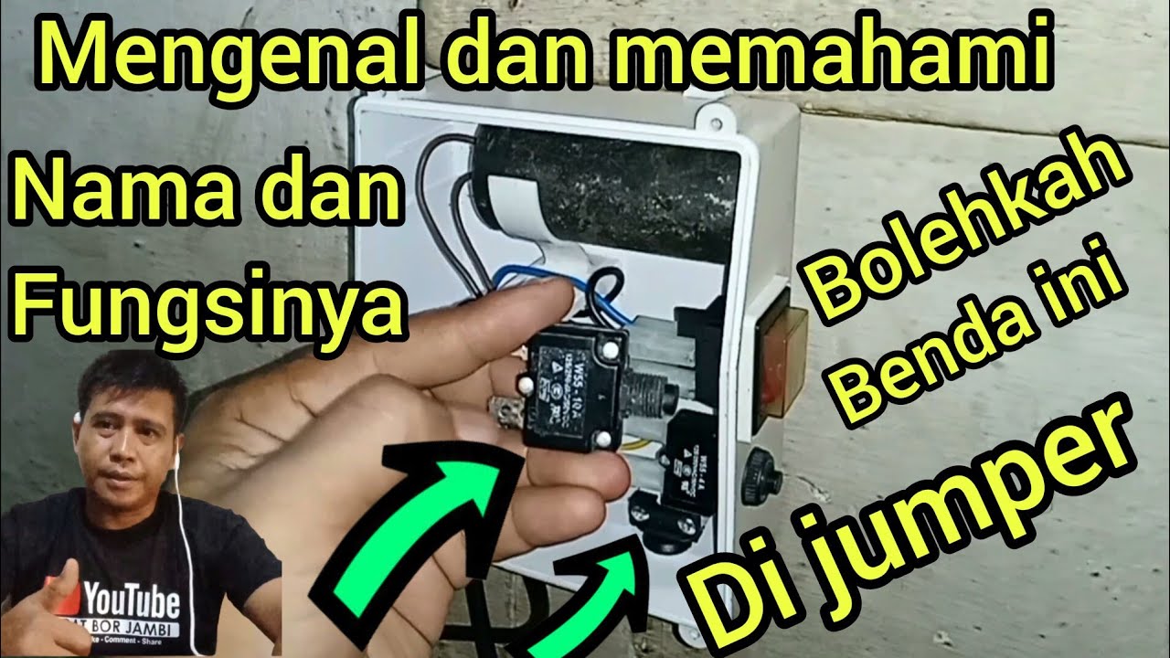 fungsi overload motor protektor pada pompa celup untuk sumur bor - YouTube