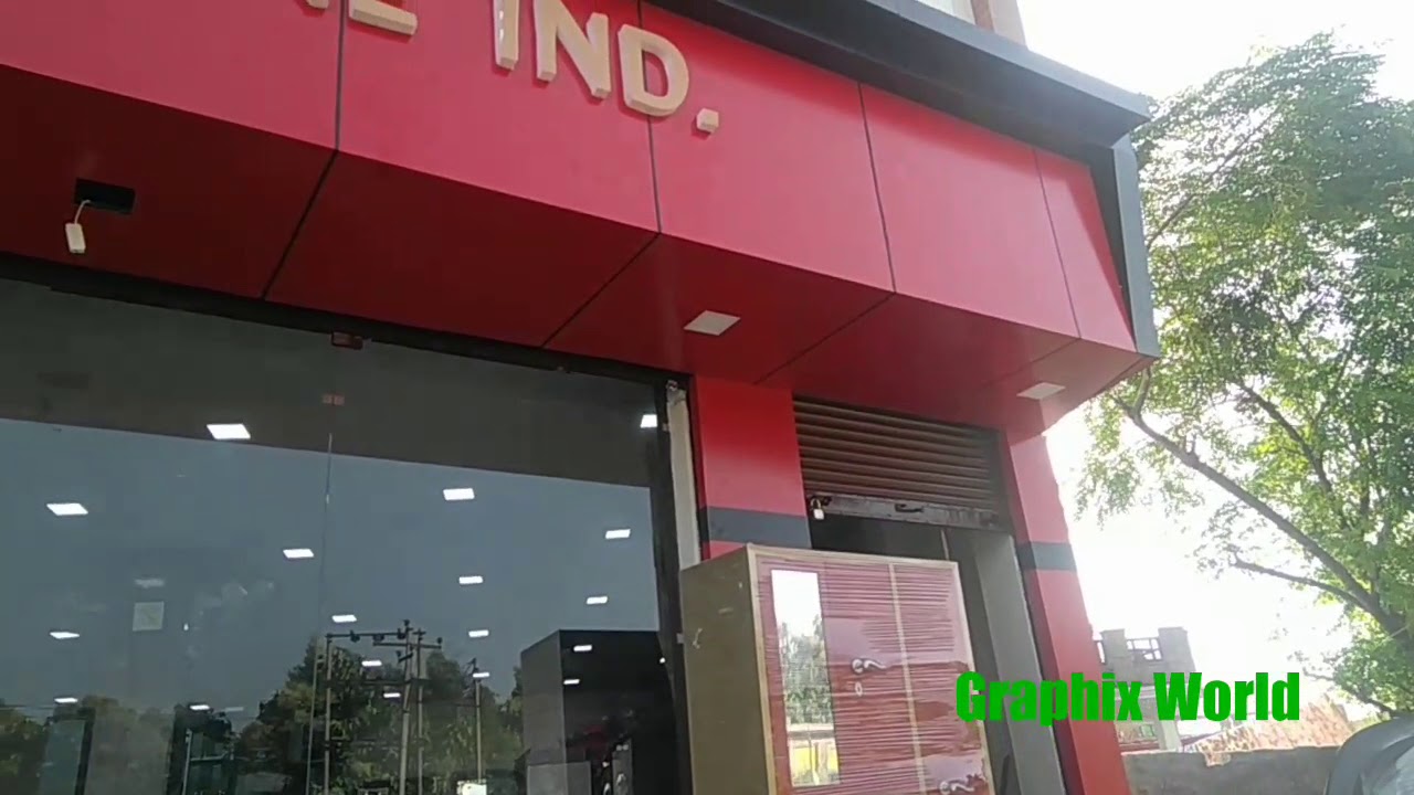 ACP CLADDING with LED Letter's Installation #ledwaale - YouTube