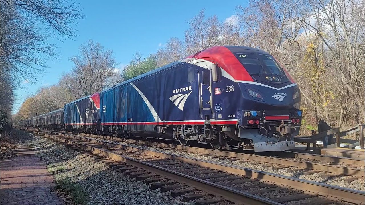 The First Amtrak Floridian At Barnesville - YouTube