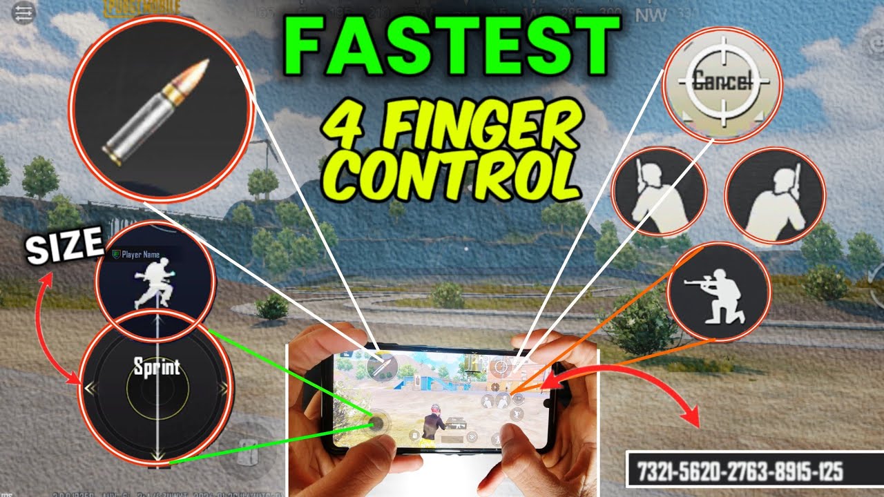 Easy 4 Finger Control Step 🔥 | Fix All Issues ☑️ Joystick Settings ...