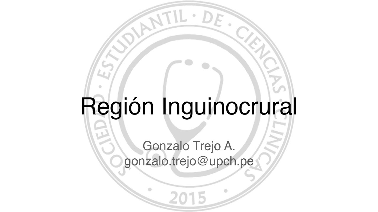 Región Inguinocrural - YouTube