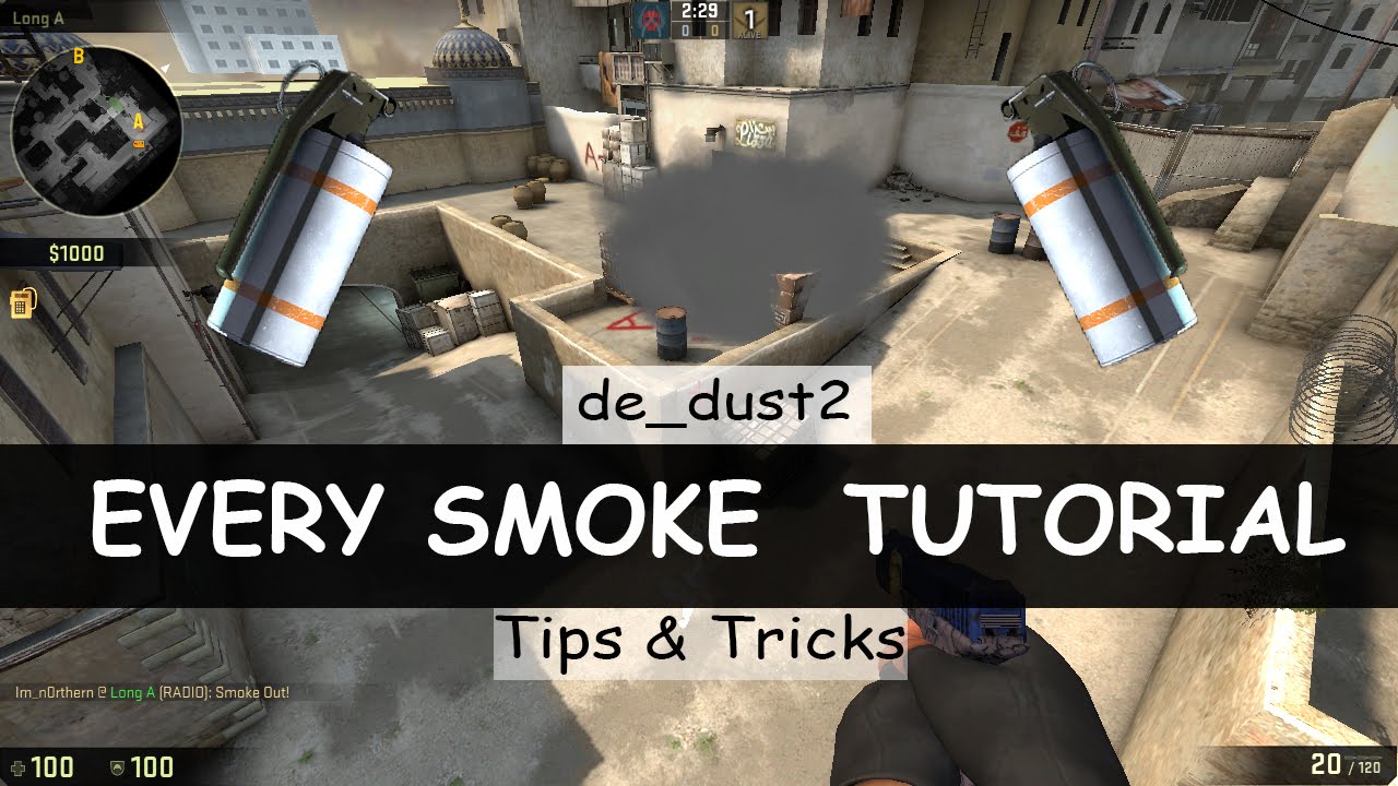 (OLD)CS:GO Dust 2 Smokes :: tips and tricks - YouTube
