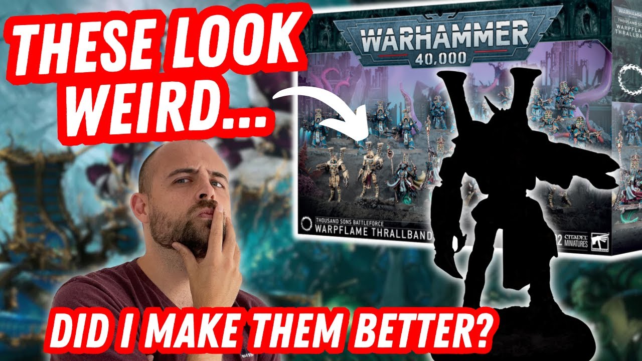 Paint the new Thousand Sons Sekhetar Robots...the right way! - YouTube