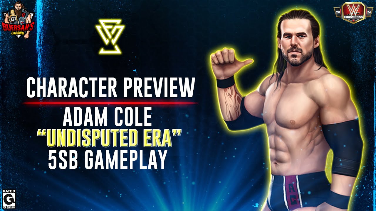 Character Preview: Adam Cole "Undisputed Era" 5SB Gameplay ! / WWE ...