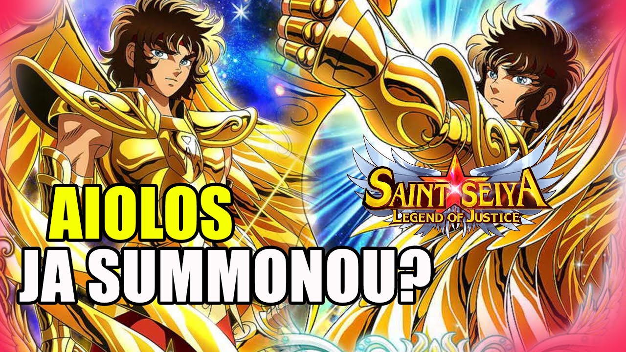 AIOLOS CHEGOU + CODIGO NOVO SAINT SEIYA LENDAS DA JUSTIÇA - YouTube