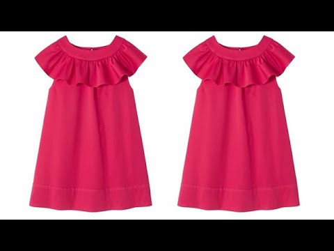 Diy Designer BABY TOP For 5 year Baby Girl Full Tutorial - YouTube