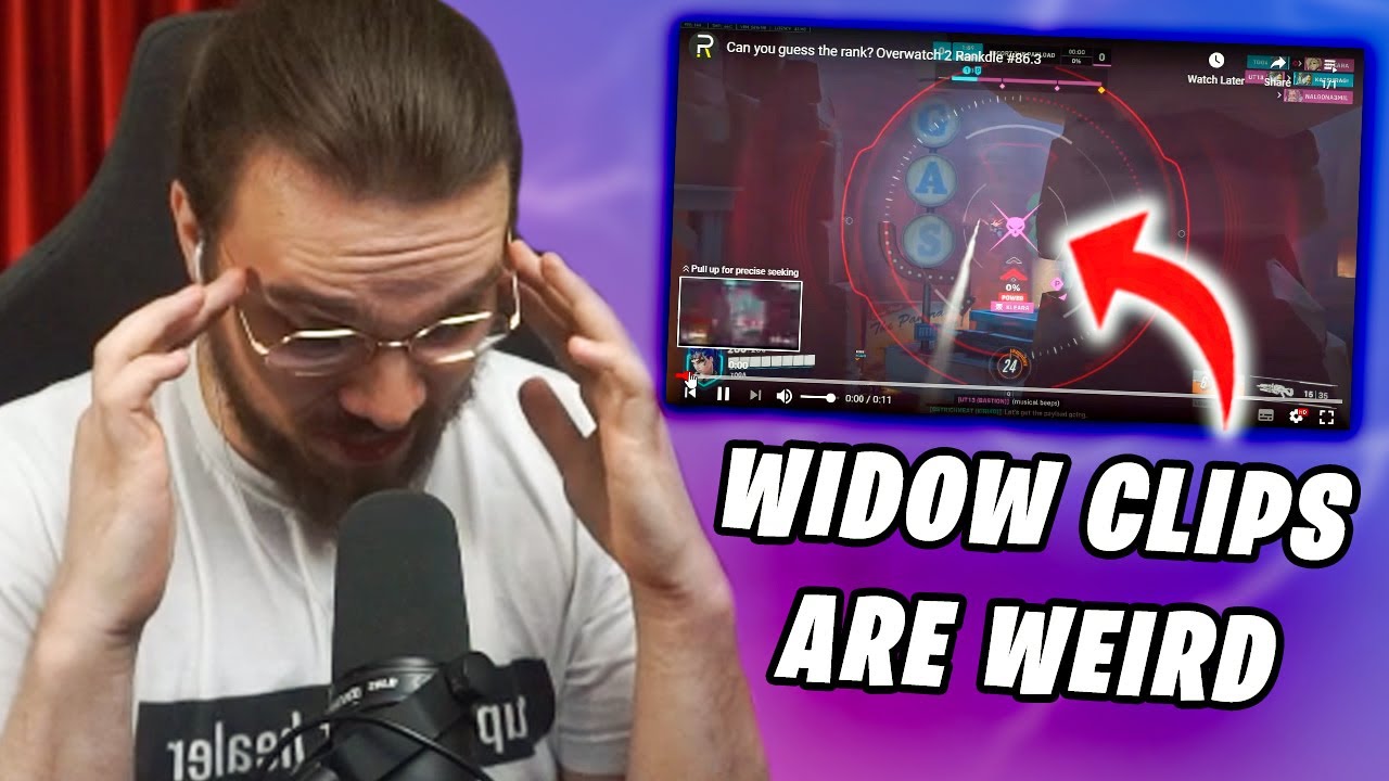 Widowmaker clips are weird (Guess the rank Part 9 Overwatch 2) - YouTube