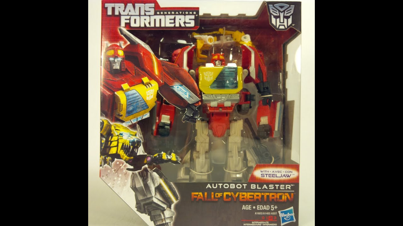 Transformers Blaster (Generations Fall Of Cybertron - Voyager) Review ...