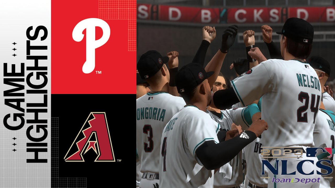 Phillies vs. D-Backs NLCS Game 3 (10/19/23) | MLB23 - YouTube