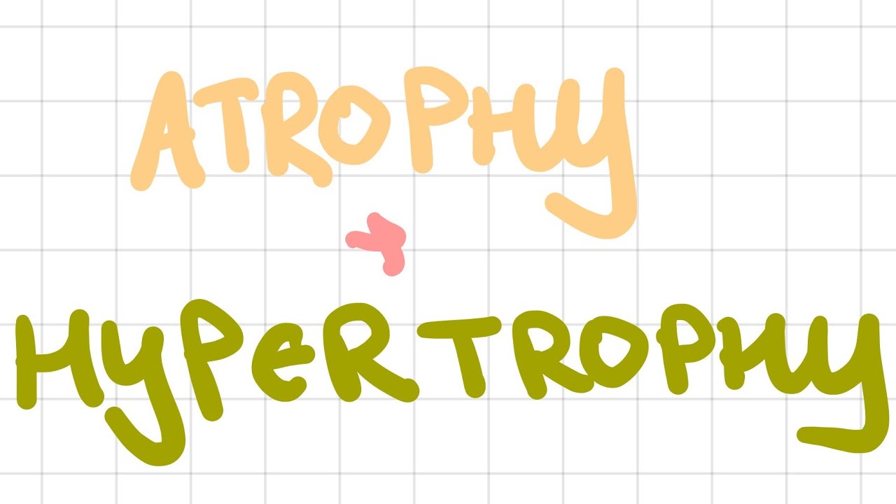 ATROPHY and HYPERTROPHY simplified !!! Cellular Adaptation Part 1 ...