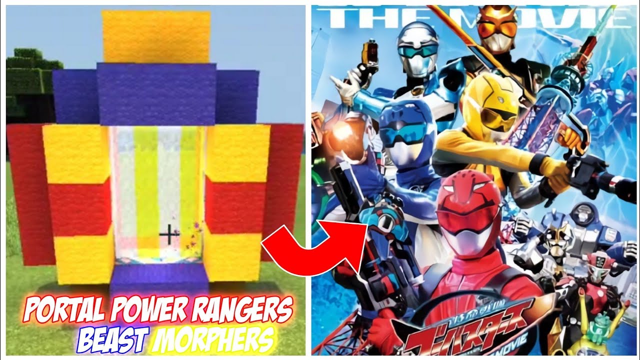 PORTAL POWER RANGERS BEAST MORPHERS!!! DI MINECRAFT - YouTube