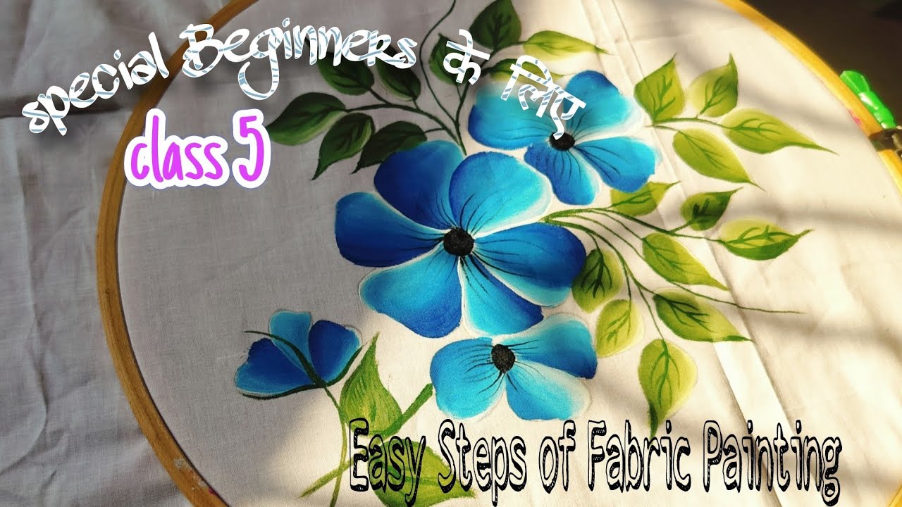 Easy step of fabric painting tutorial ||fabric painting for beginners ...