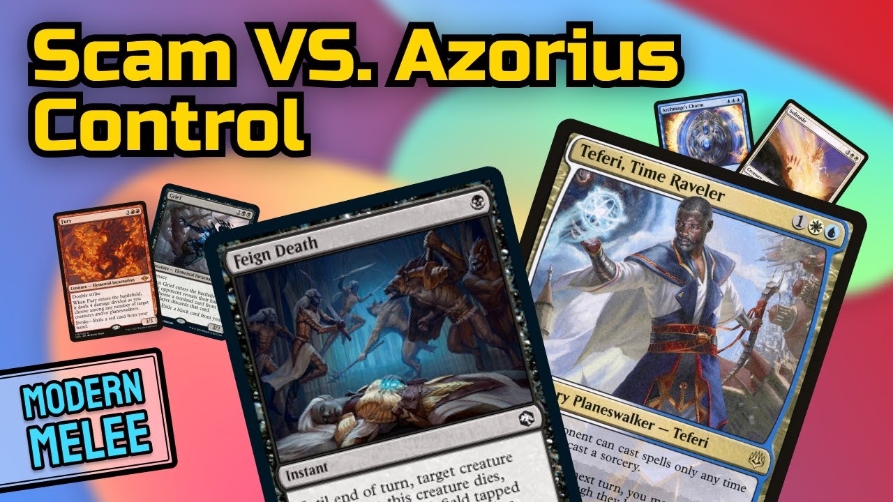 Rakdos Scam Vs. "Azorius" Control LIVE MTG Modern Gameplay | Modern Melee - YouTube