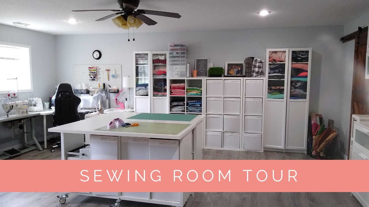 Sewing Room Tour- 2020 - YouTube