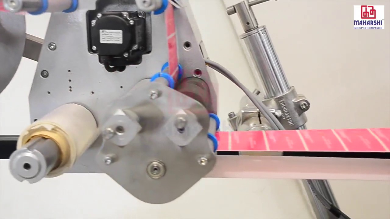 LABELLING MAHINE FOR VIALS WITH AUTO LOADING. - YouTube