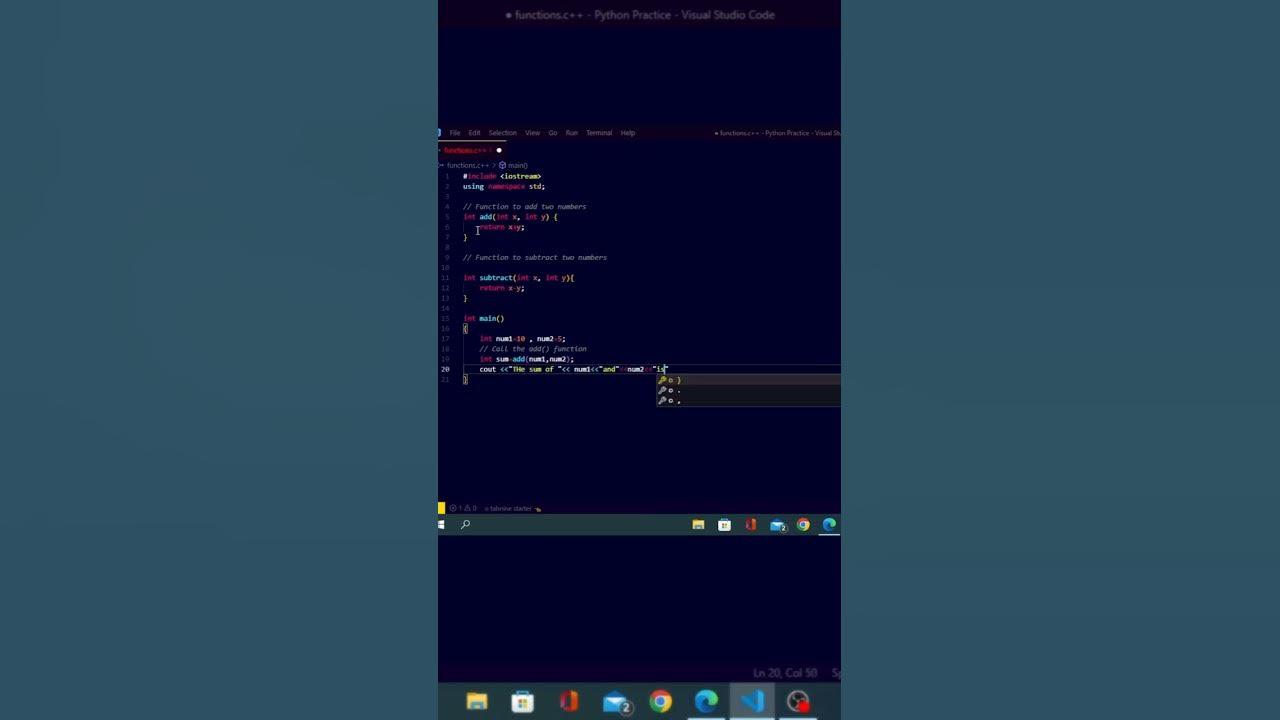 How To Use Functions In C Programming In C Shorts Coding Cprogramming Youtube