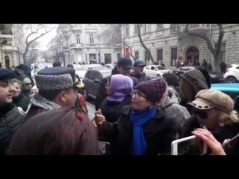 AXCP fəalları Əlzamin Salayevə azadlıq tələb etdi. AKSİYA.24.01.2020.